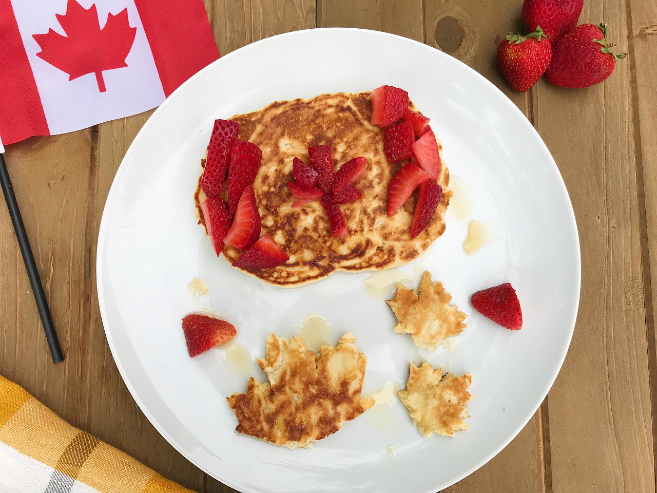 Maple leaf pancakes - Good in Every Grain