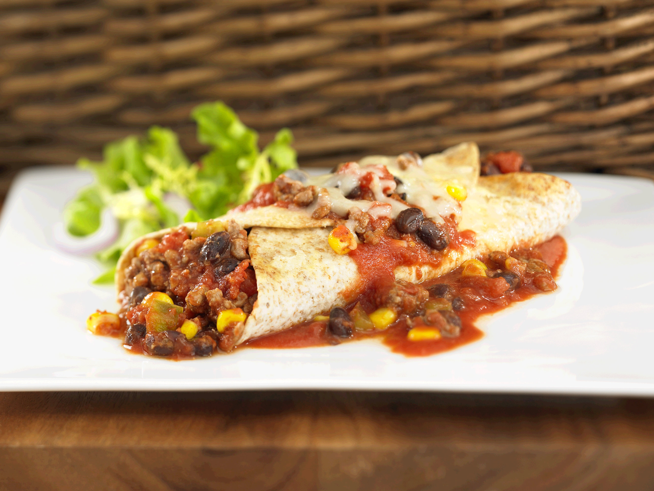 Beef chili enchiladas - Good in Every Grain