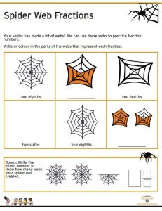 Halloween-themed fraction and language activities (grades K-4) - Good ...