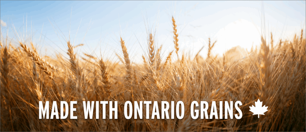 Made with Ontario grains - Good in Every Grain